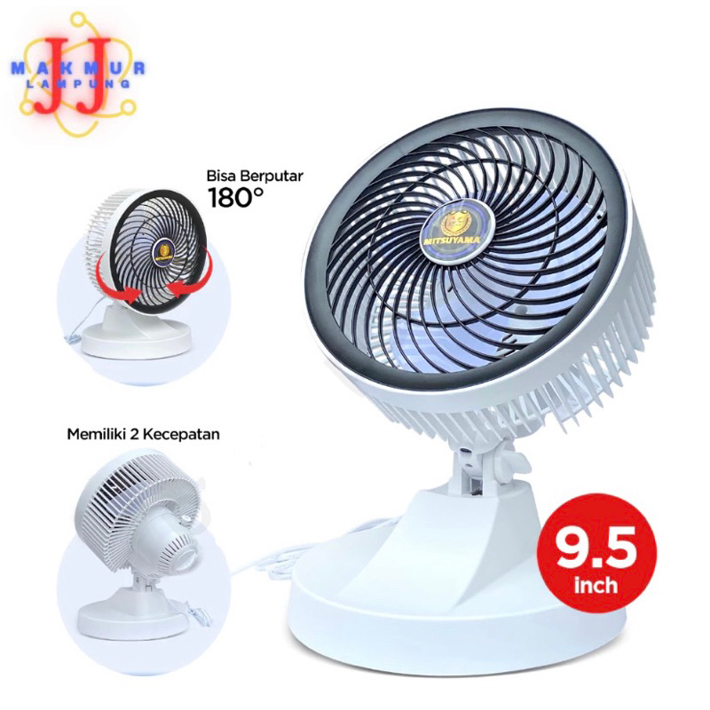 Jual Kipas Angin Meja 9 Inch Mitsuyama Desk Fan | Shopee Indonesia