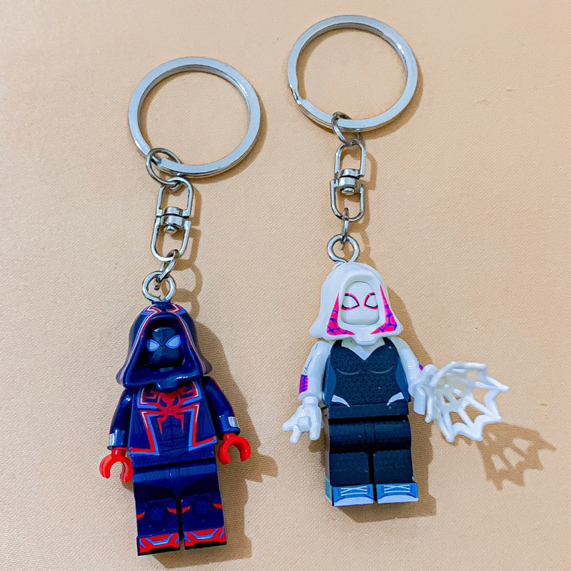 Jual GANTUNGAN KUNCI KEYCHAIN COUPLE MINIFIGURE SPIDERMAN SPIDER GWEN ...