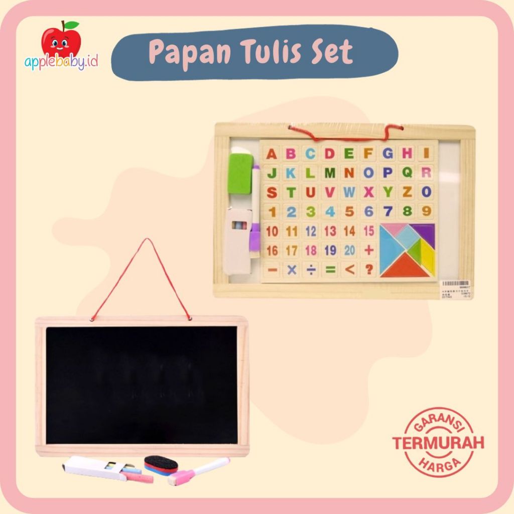 Jual Papan Tulis Set Papan Tulis Mini Papan Tulis Magnetic Papan Tulis Set Abc 123 | Shopee ...