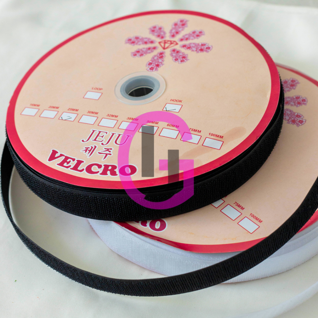Jual Kain Kretek Velcro 1 Inchi Strap Kain Perekat Loop Per-rol ...