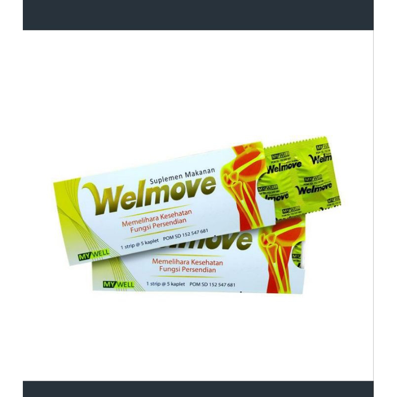 Jual welmove suplemen sendi isi 5 kaplet | Shopee Indonesia