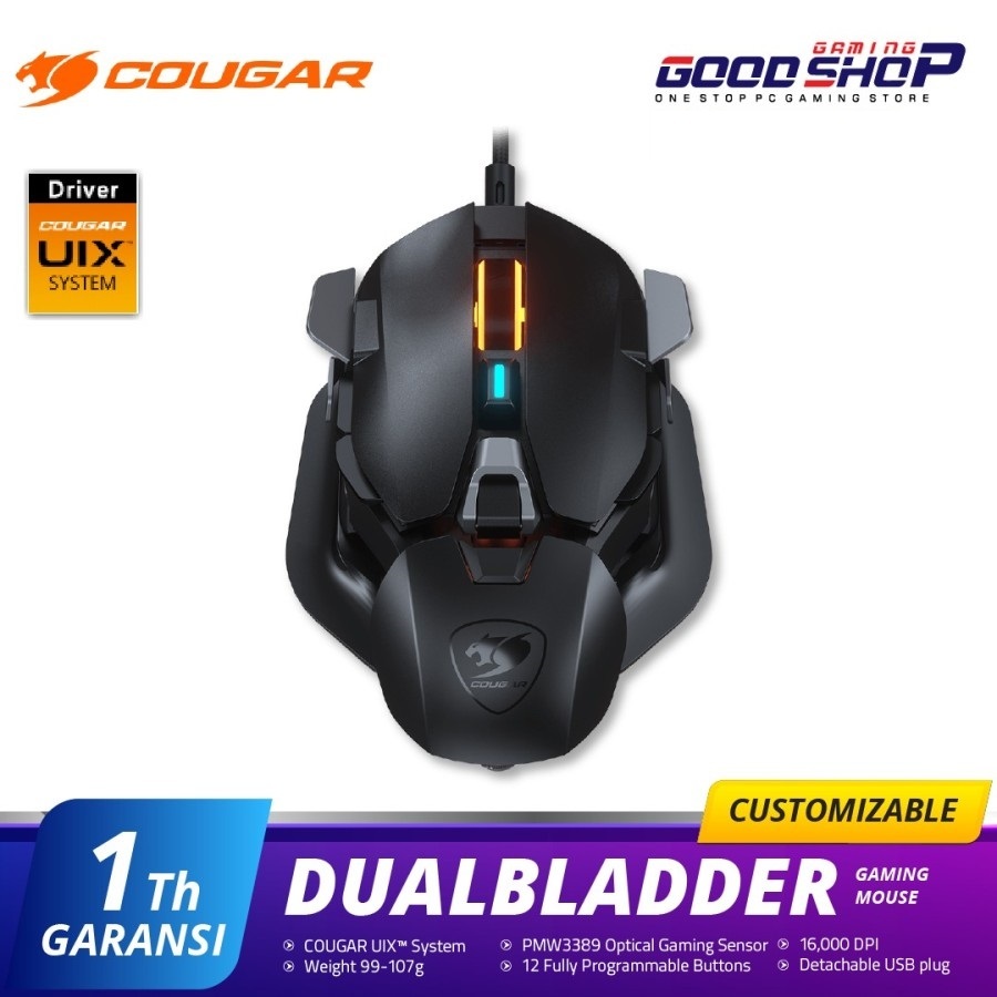Jual Cougar Dualbladder Fully Customizable Ambidextrous Ergo - Gaming ...