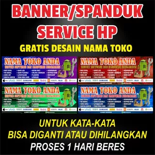 Jual Spanduk Service Hp Terlengkap & Harga Terbaru Maret 2026 | Shopee ...