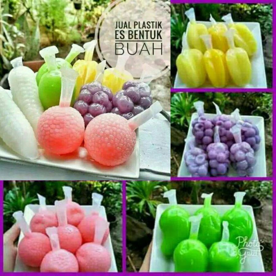 Jual 50pcs Plastik Es Bentuk Buah Karakter - Plastik Es Pudot | Shopee ...