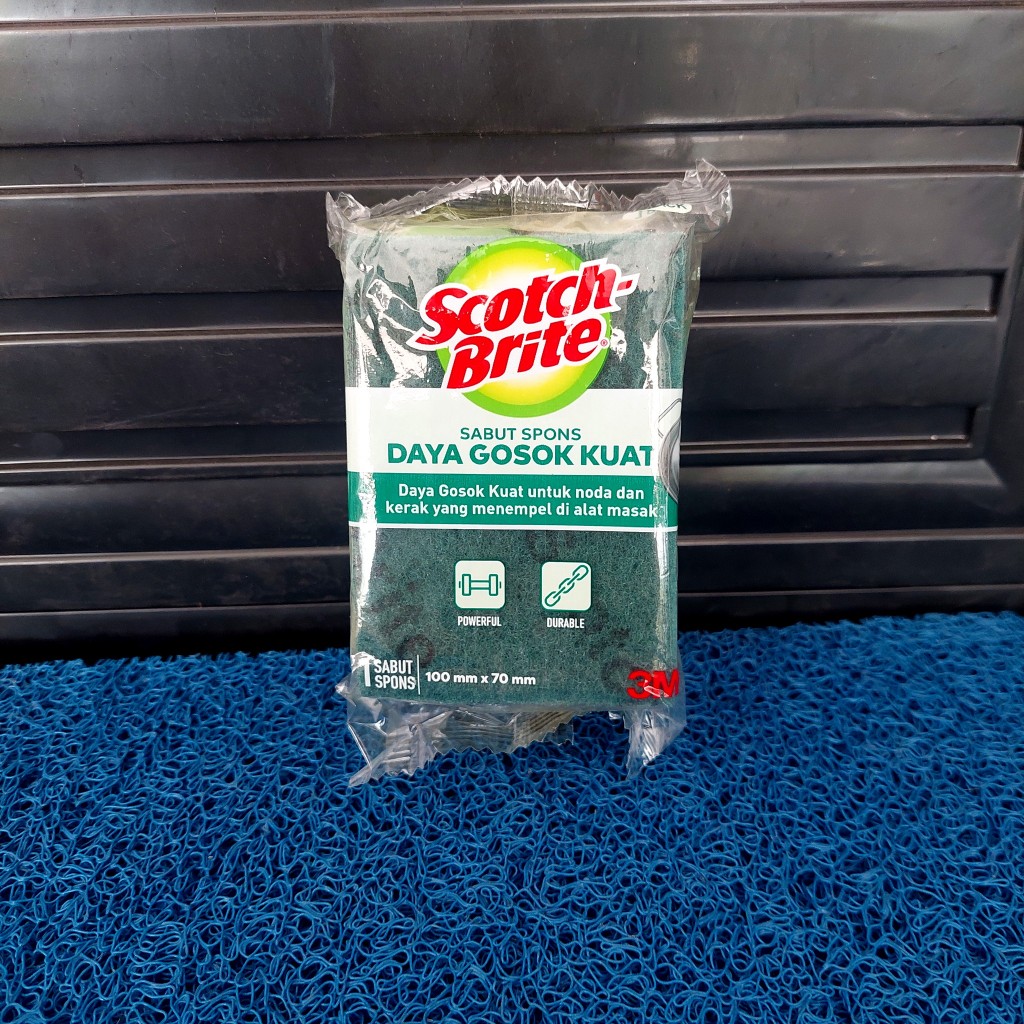 Jual Sabut Spons 3M Scotch Brite spon Cuci Piring waajan panci daya ...