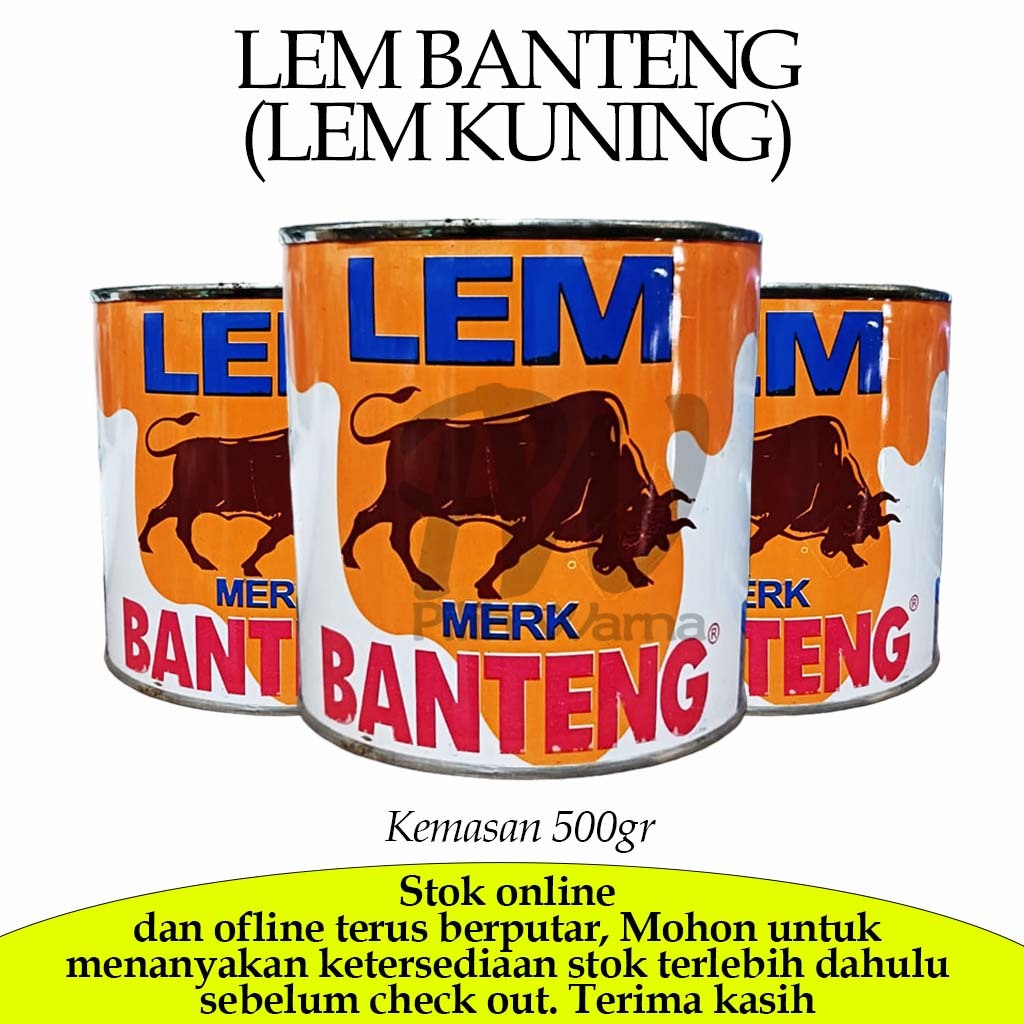 Jual LEM BANTENG / LEM KUNING / LEM SEPATU / LEM BANTENG 450GR | Shopee ...