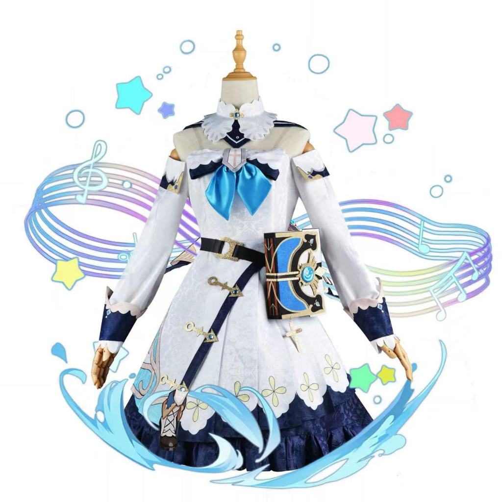 Jual Game Genshin Impact Cosplay Barbara Cosplay Costume Game Genshin ...