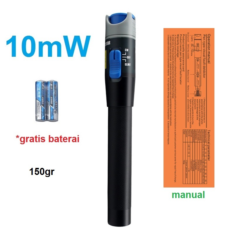 Jual Visual Fault Locator VFL FO Optik Senter Optik laser kabel Fiber ...