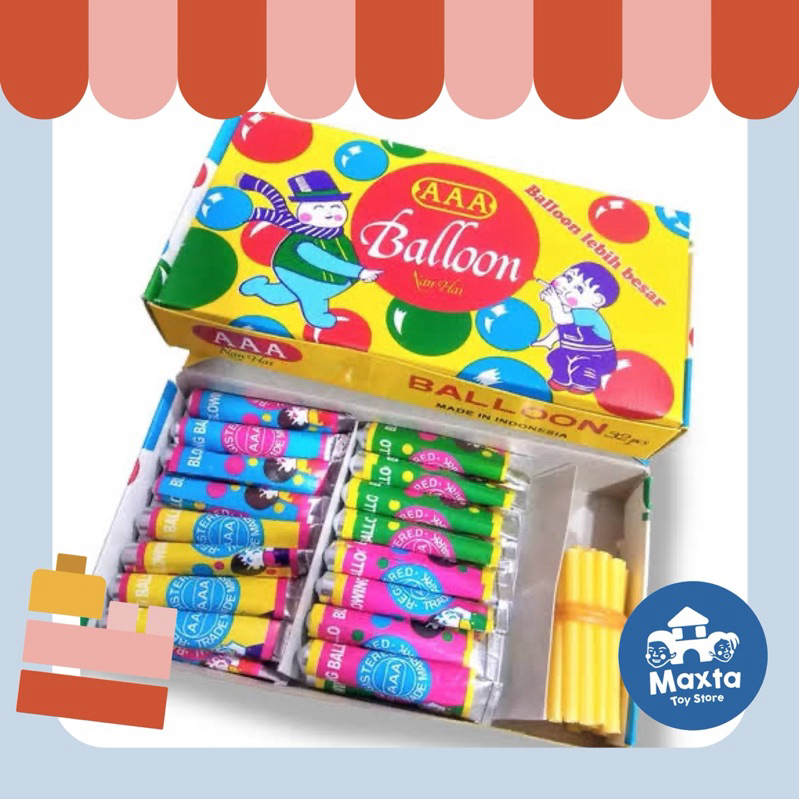 Jual Balon Tiup Jadul / Balon Tiup AAA / Balon Tiup Jadul AAA | Shopee ...