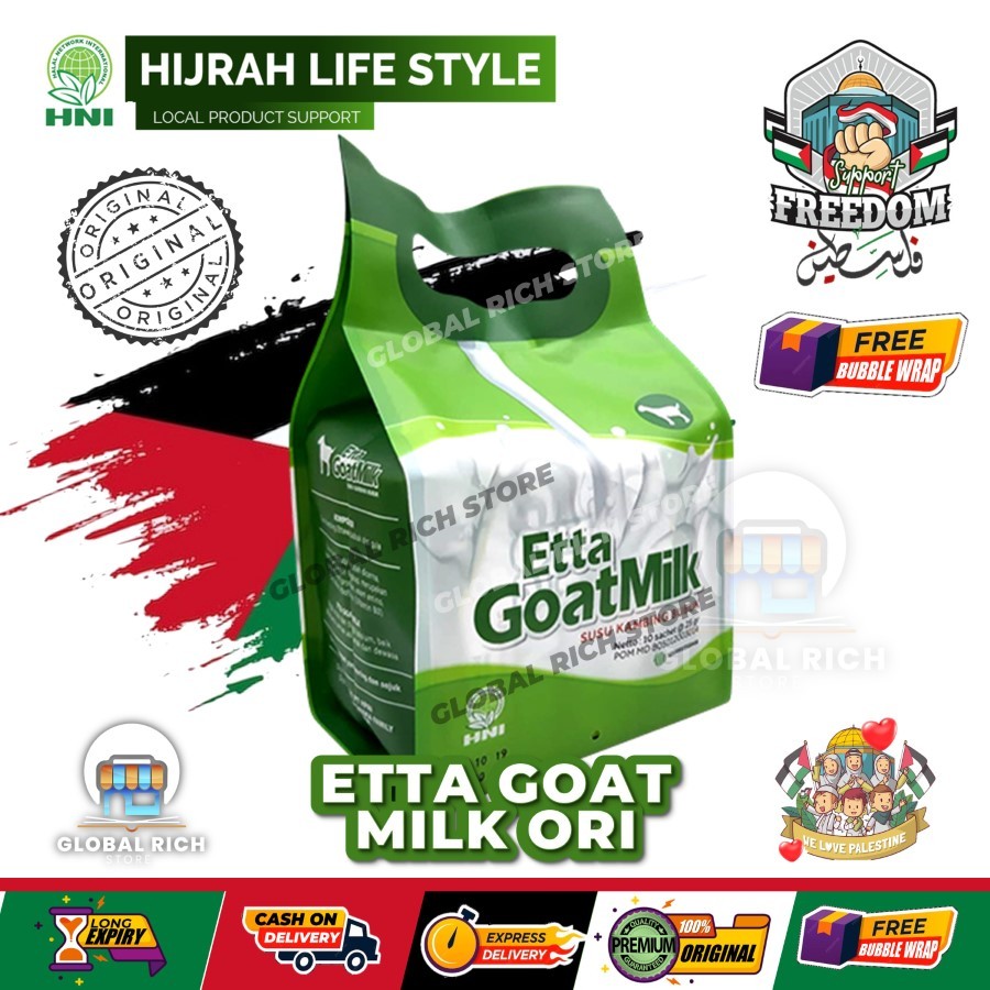 Jual HNI Etta Goat Milk (Susu Kambing Etawa) sehat dan halal 100% ...