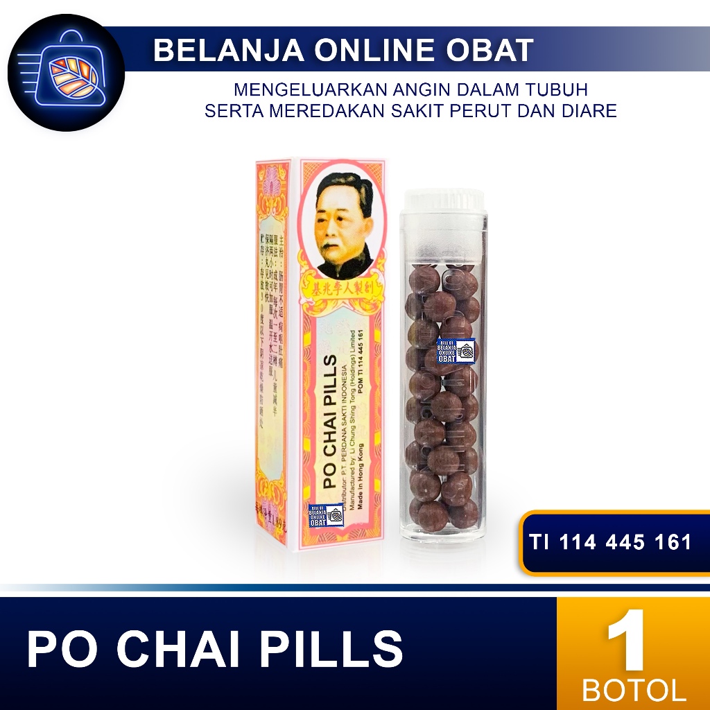 Jual PO CHAI PILLS / PAO CI WAN / PAO CI YEN // Obat perut, diare ...