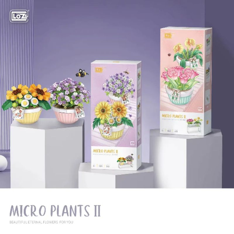 Jual Mainan Block Potted Plant 1673 - 1674 | Shopee Indonesia