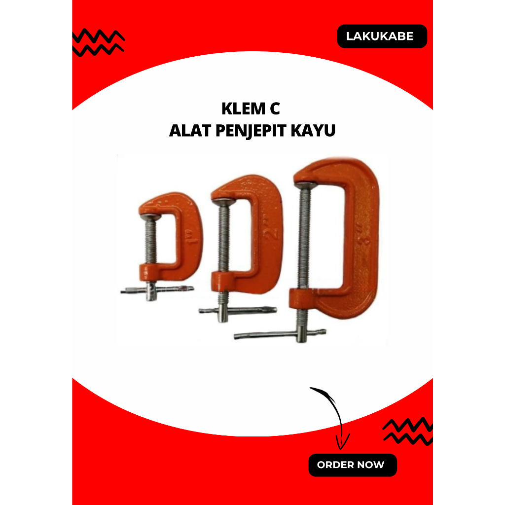 Jual Klem C Alat Penjepit Kayu Catok Jepit Besi Clamp | Shopee Indonesia