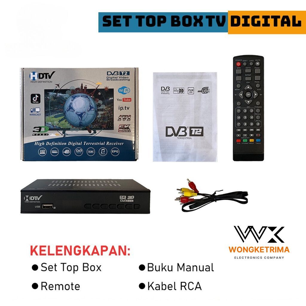 Jual Set Top Box STB Receiver DVB-T2 Alat Menangkap Siaran Digital ...
