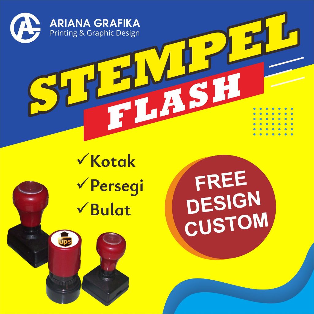Jual Stempel Flash (Otomatis) | Shopee Indonesia
