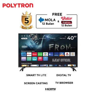 Jual TV POLYTRON PLD 40CV8969 FULL HD SMART TV LED 40 INCH | Shopee ...
