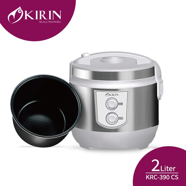 Jual Kirin Rice Cooker Magic Com Kapasitas 2 Liter Premium Series Hard Anodized KRC 390 Terbaru ...