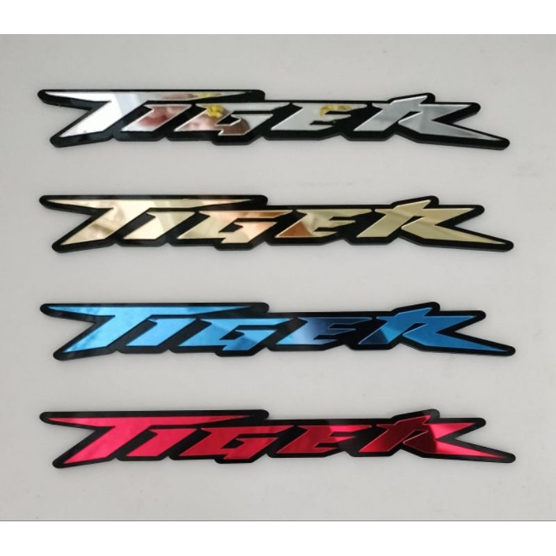 Jual emblem 3d honda tiger lama tiger 2000 tiger revo tulisan tiger ...