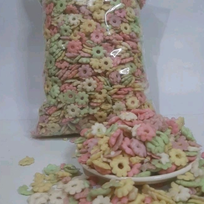 Jual 1KG Snack Jadul Sakura Warna SNACK Ribut Ajisan SSG | Shopee Indonesia