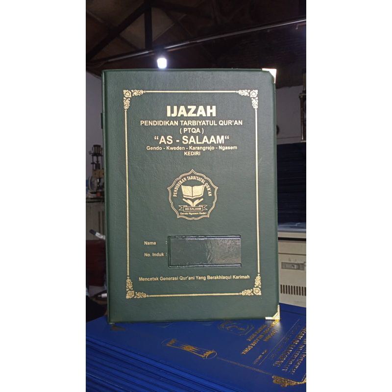 Jual Map Rapot | Map Ijazah Sablon ASE | Shopee Indonesia
