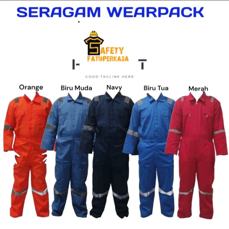 Jual wearpack safety terusan lengan panjang katelpak skotlet wearpack ...