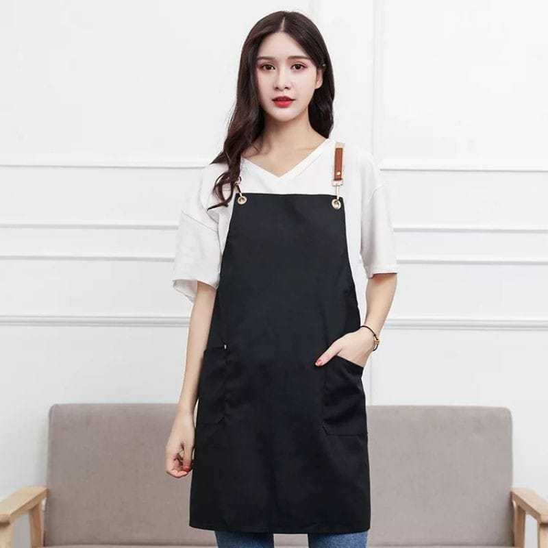 Jual Apron Kitchen Waiter Celemek Barista Cafe and Restoran Pria Wanita ...