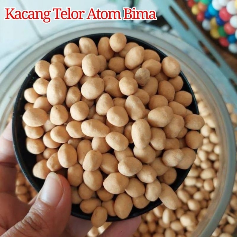 Jual KACANG TELOR OVEN ATOM BIMA KEMASAN 250 GRAM | Shopee Indonesia