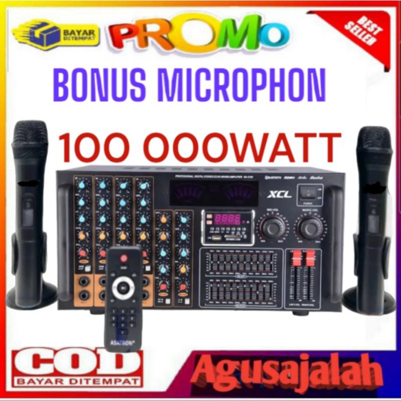 Jual HARGA PROMO AMPLIFIER SUBWOOFER 10 000WATT EQ XCL AMPLIFIER ...