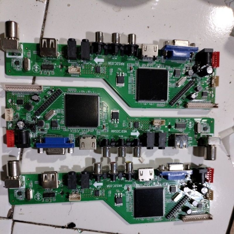 Jual mb main board Tv digital universal tipe tertinggi RR52C.03A dan ZS ...