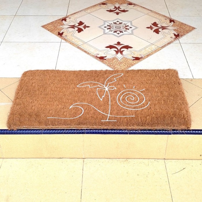 Jual Custom keset tebal motif - keset serabut kelapa - keset cafe ...