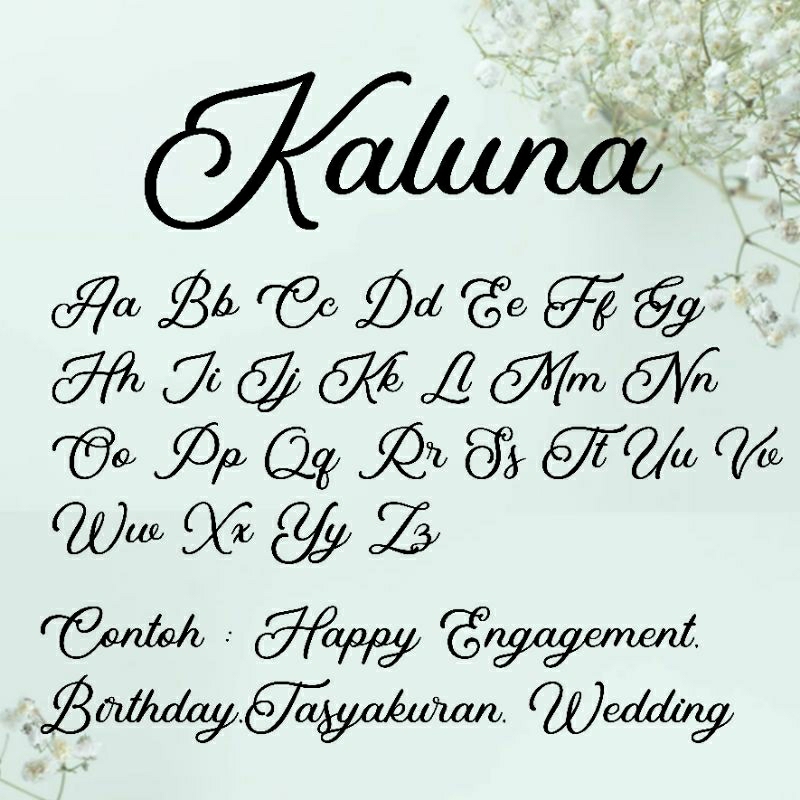 Jual 30cm KHUSUS Huruf Balok Tulisan Backdrop Dekorasi Banner Pesta ...