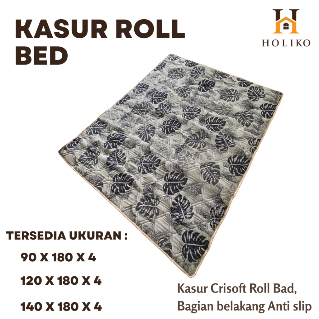 Jual [HOLIKO] Kasur Busa Roll Bed Kasur Gulung Busa R50 Rebonded ...