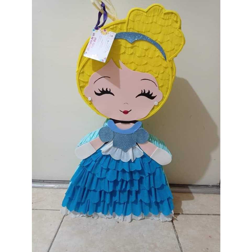 Jual Pinata Pukul/Pinata Tarik Karakter Ulang Tahun Motif Cinderella ...