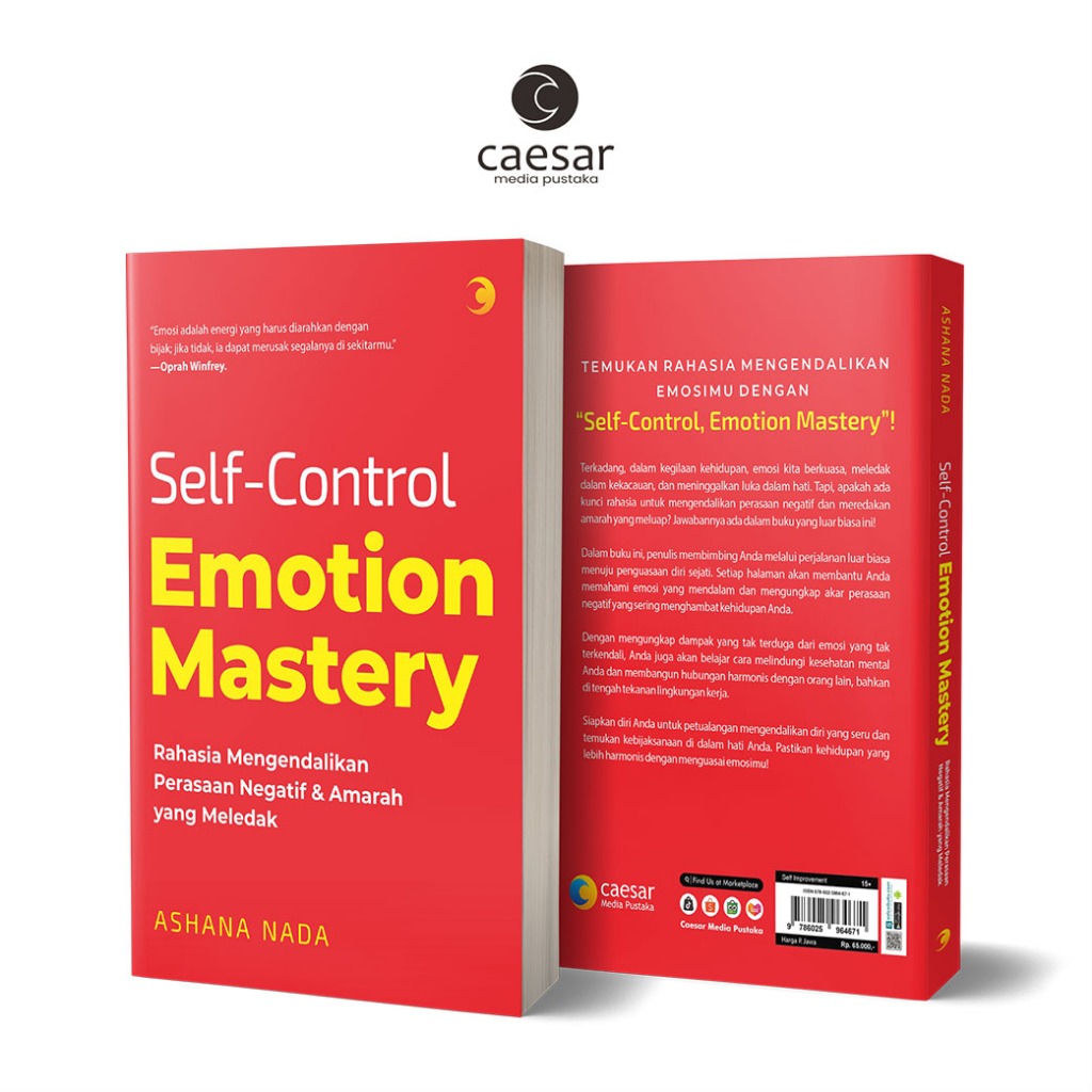 Jual Buku Self-Control Emotion Mastery Rahasia Mengendalikan Perasaan ...