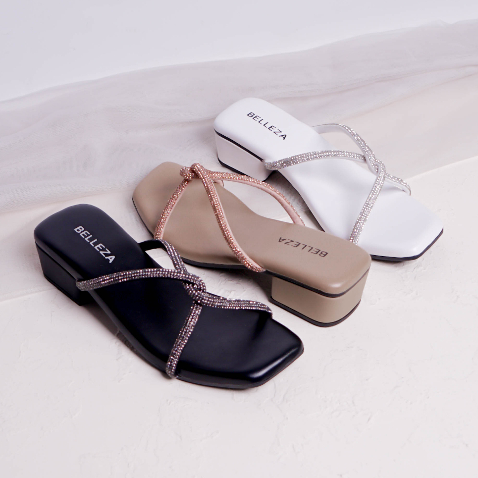 Jual BELLEZA MALL - Sandal Heels Tali SELENA All Colors | sendal hak ...