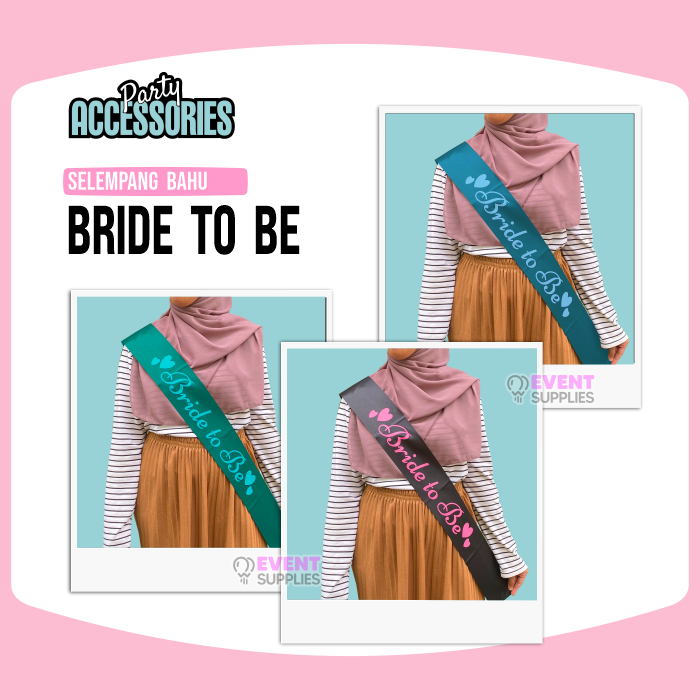 Jual Selempang Bride To Be / Sash Bahu Bridal Shower / Sash Wedding ...