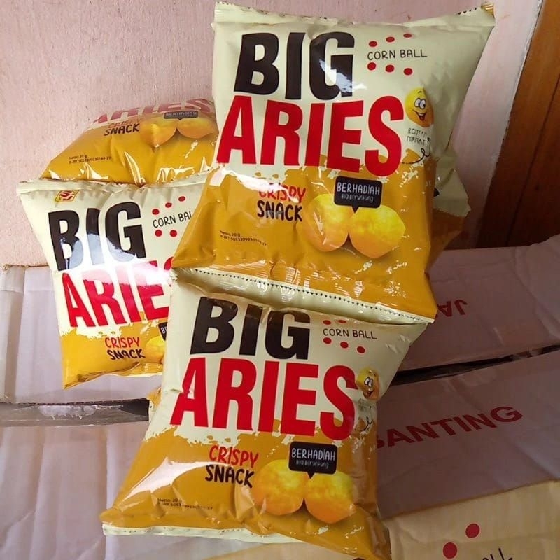Jual Big Aries Snack Berhadiah (1renceng isi 10pcs) | Shopee Indonesia