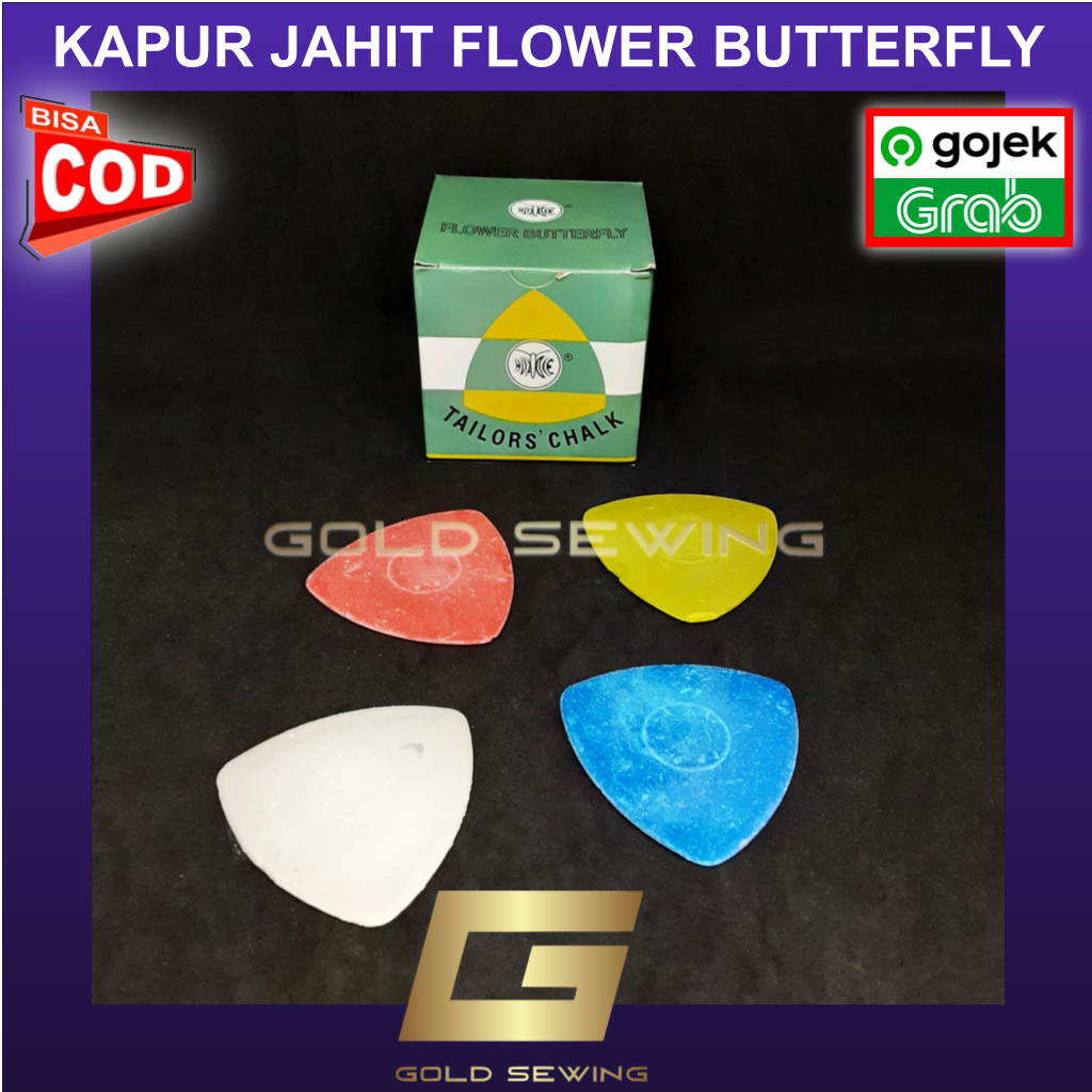 Jual Kapur Penanda Kain Tailors Chalk Butterfly / Kapur Pola / Kapur ...