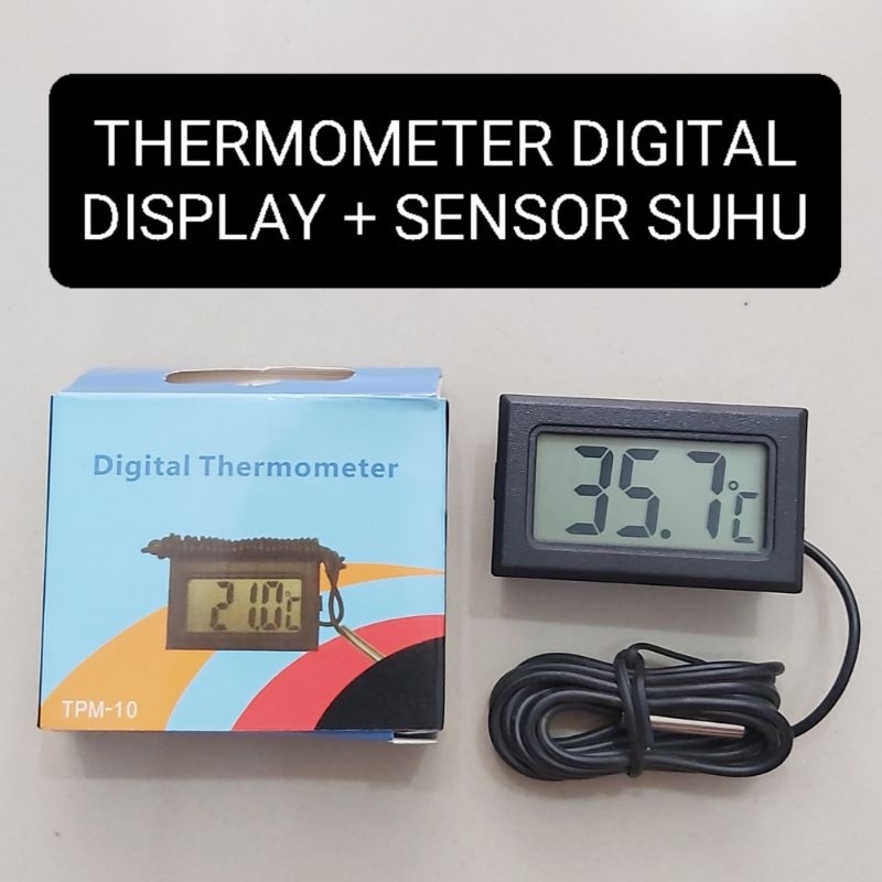 Jual Layar Thermometer Digital Suhu Display Sensor Termometer | Shopee ...
