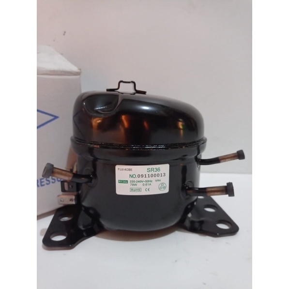 Jual kompresor water dispenser / compressor kulkas fuji SR36 1/10 PK ...