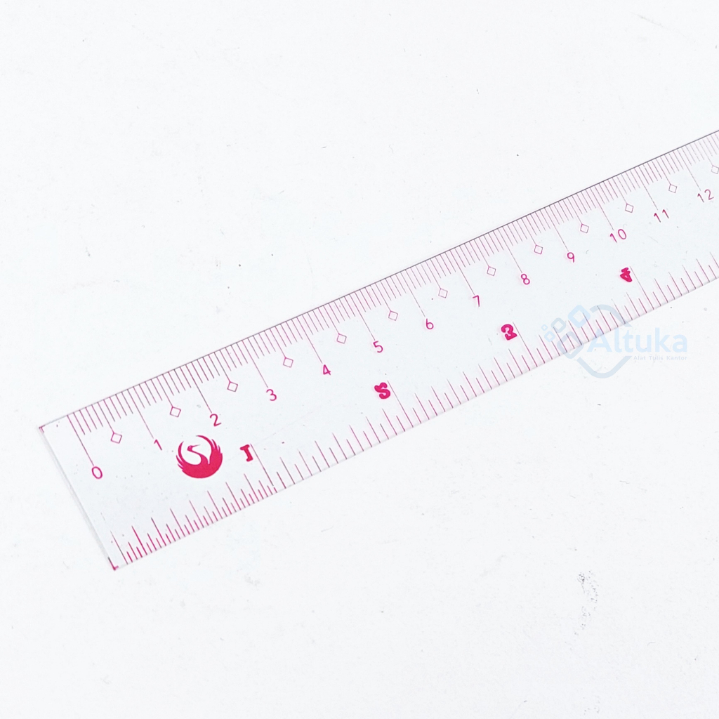 Jual penggaris mika tipis lentur 30cm alat tulis kantor atk mengukur ...