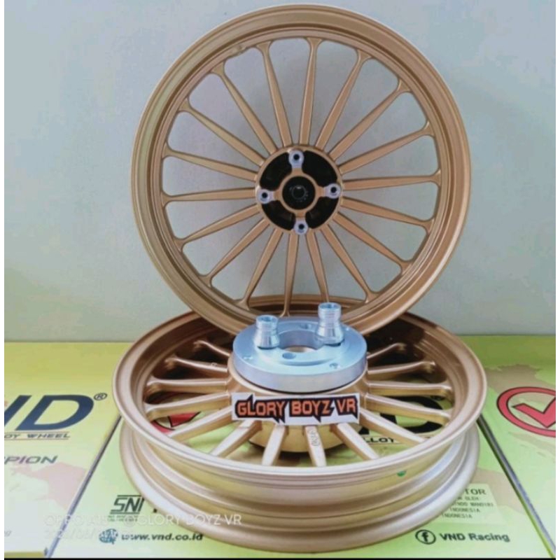 Jual velg racing VND Bluerim palang 18 copy Daytona PCX 150/160 CBS ABS | Shopee Indonesia