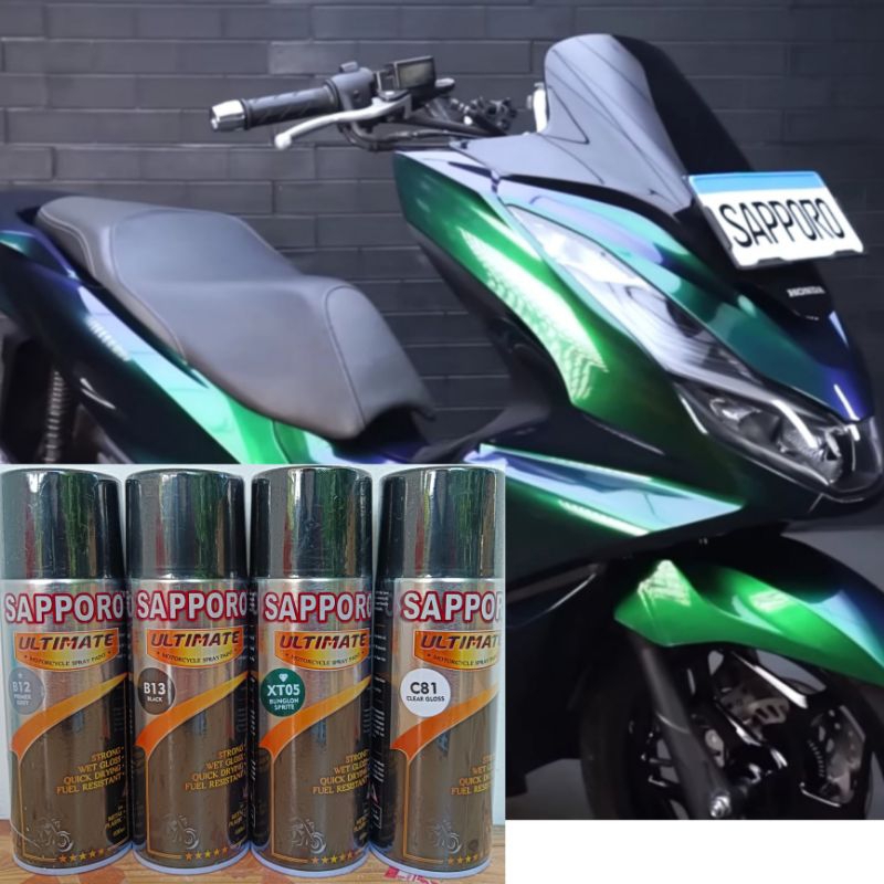 Jual PAKET 4 KALENG pilox pylox cat pilox SAPPORO ULTIMATE 400ML warna ...