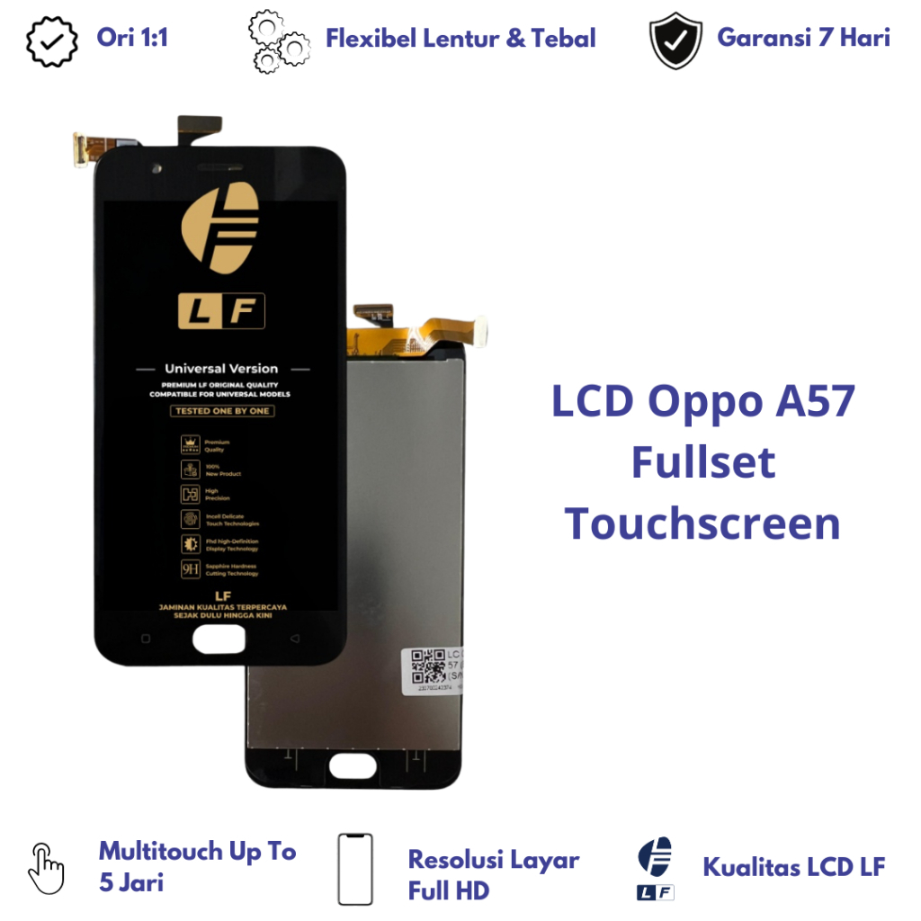 Jual LCD Oppo A57 Fullset Touchscreen (Garansi LEM) | Shopee Indonesia