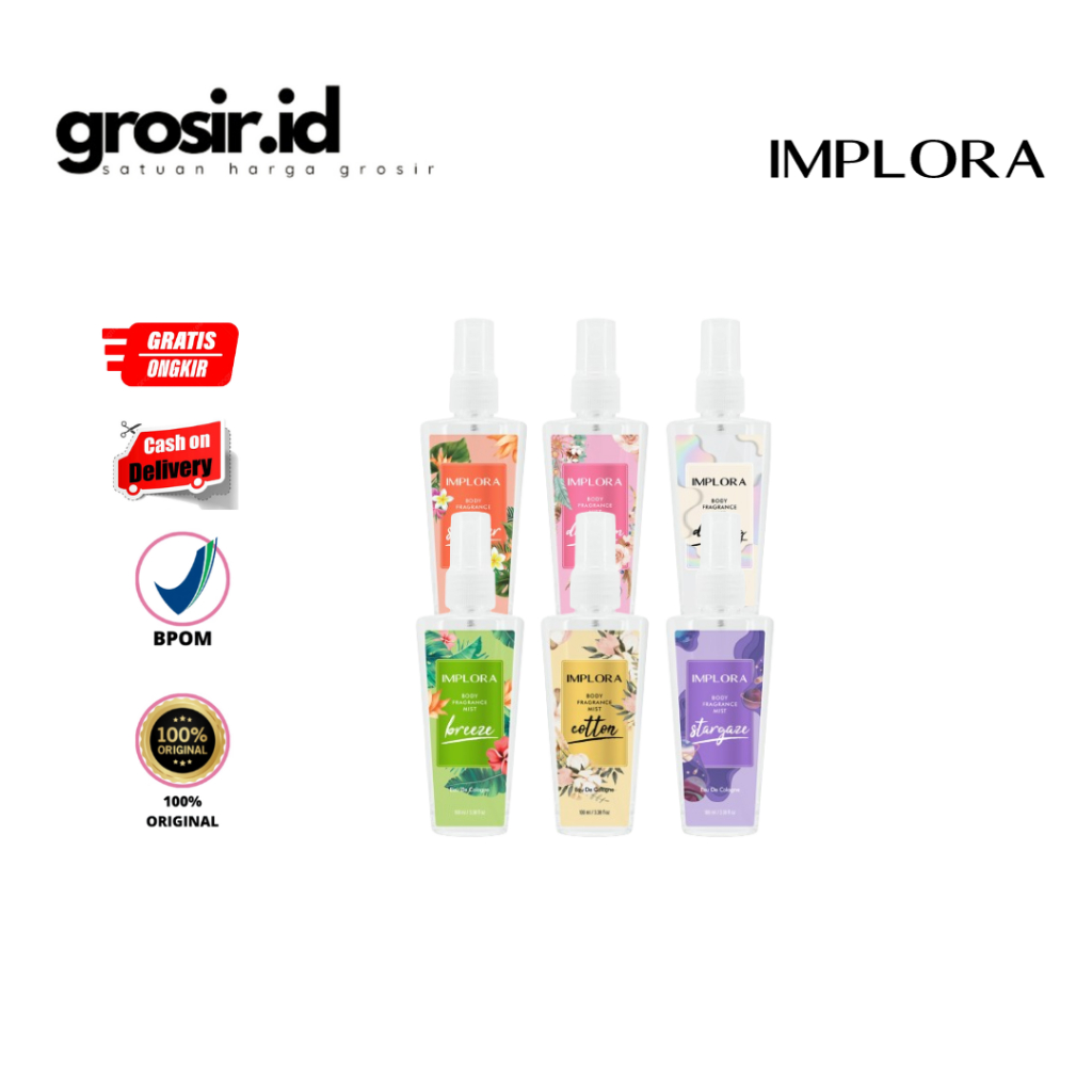 Jual Implora Body Fragrance Mist | Shopee Indonesia Jual Implora Body Fragrance Mist | Shopee Indonesia