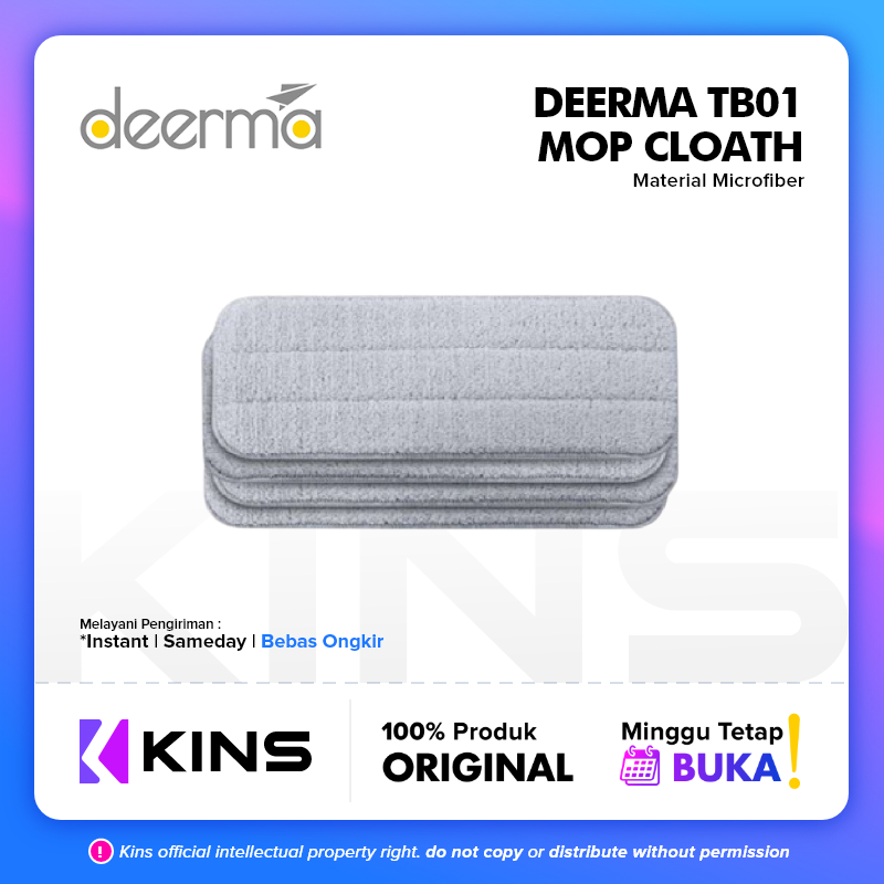 Jual Deerma TB01 Water Spray Mop Cleaning Cloth TB 01 Sweeper Pel Lantai | Shopee Indonesia
