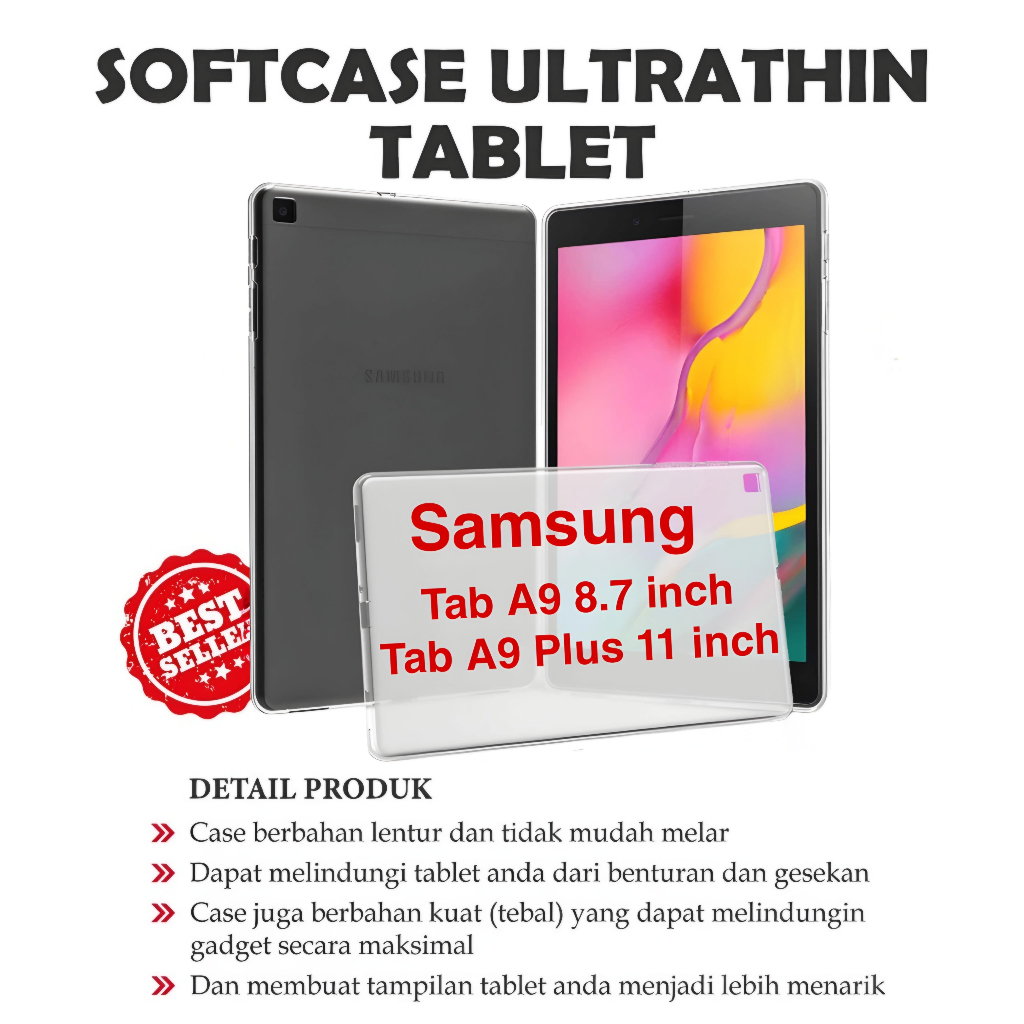Jual Softcase Samsung Tab A9 WiFi LTE 8.7 inch 2023 Tab A9 Plus 11 inch ...