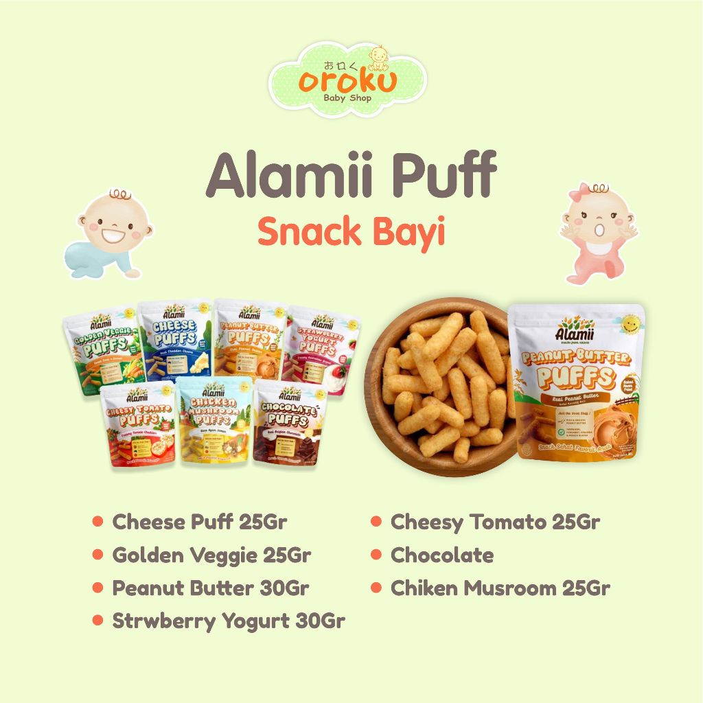 Jual ALAMII PUFF / SNACK BAYI | Shopee Indonesia