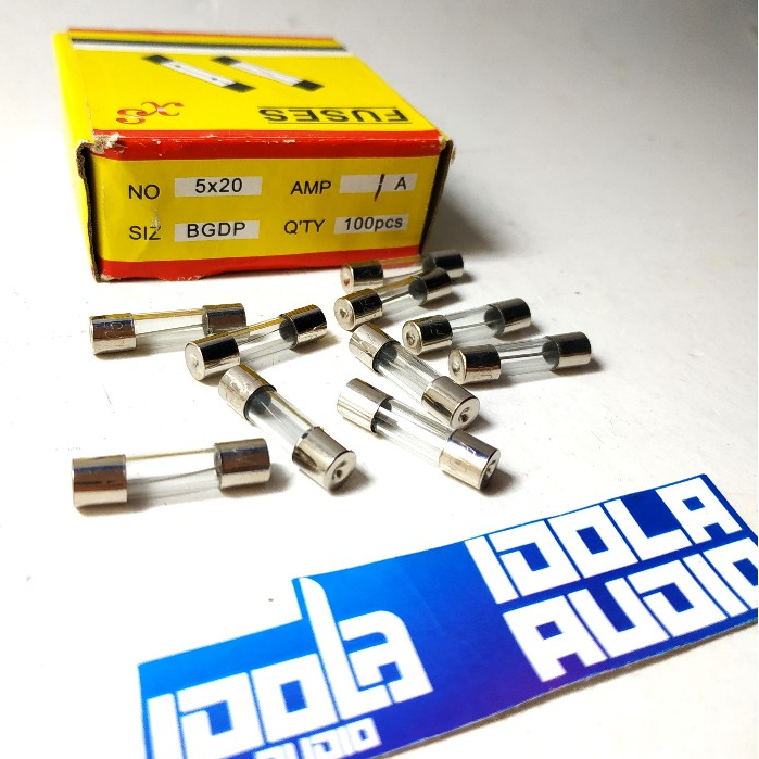 Jual (10 PCS) Fuse Kaca Kecil 5x20 / Variasi Fuse Glass Kecil | Shopee ...