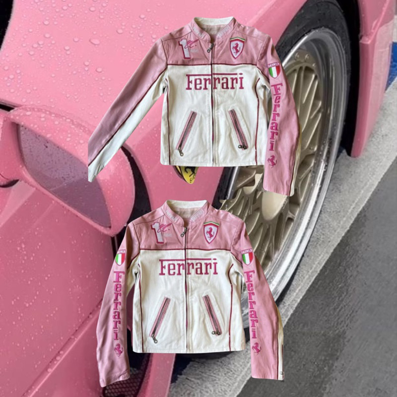 Jual IAMYOURQL - Race Jacket Pink Ed (READY STOCK) | Shopee Indonesia